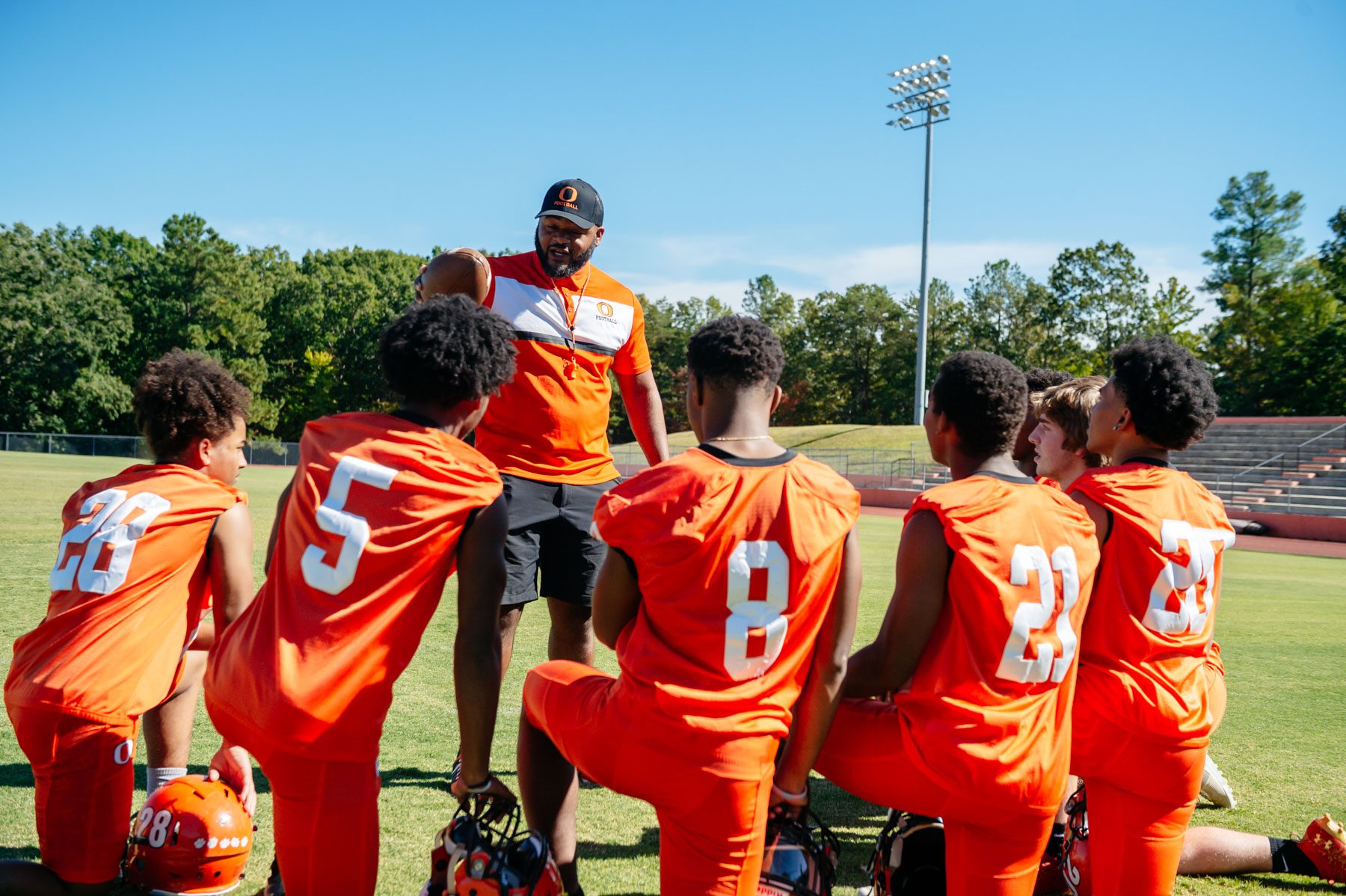 Orange High Alum Tackles New Role as School's Head Football Coach